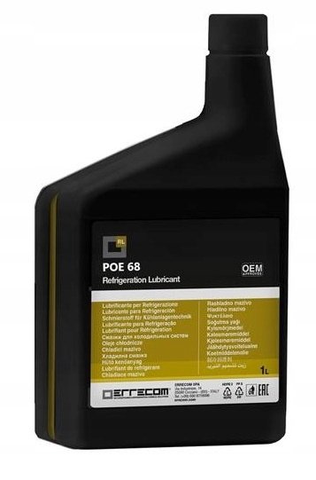 Olej Chłodniczy - Ziębniczy Do Układów Chłodniczych Poe 68 Errecom 1 L ...