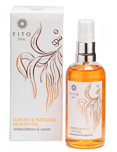 Olej do ciała, twarzy i włosów rokitnik & marchew z linii ROKITNIKOWE LOVE 100 ml FITO spa ...