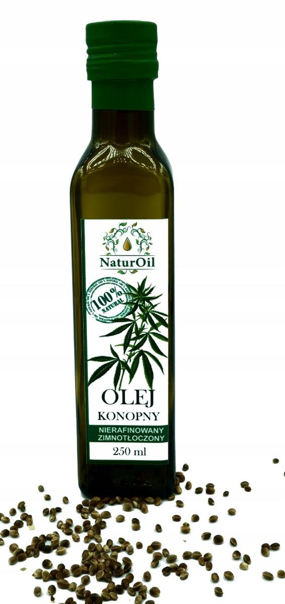 Olej konopny z konopii siewnej 250ml NaturOil - Naturini | Sklep EMPIK.COM