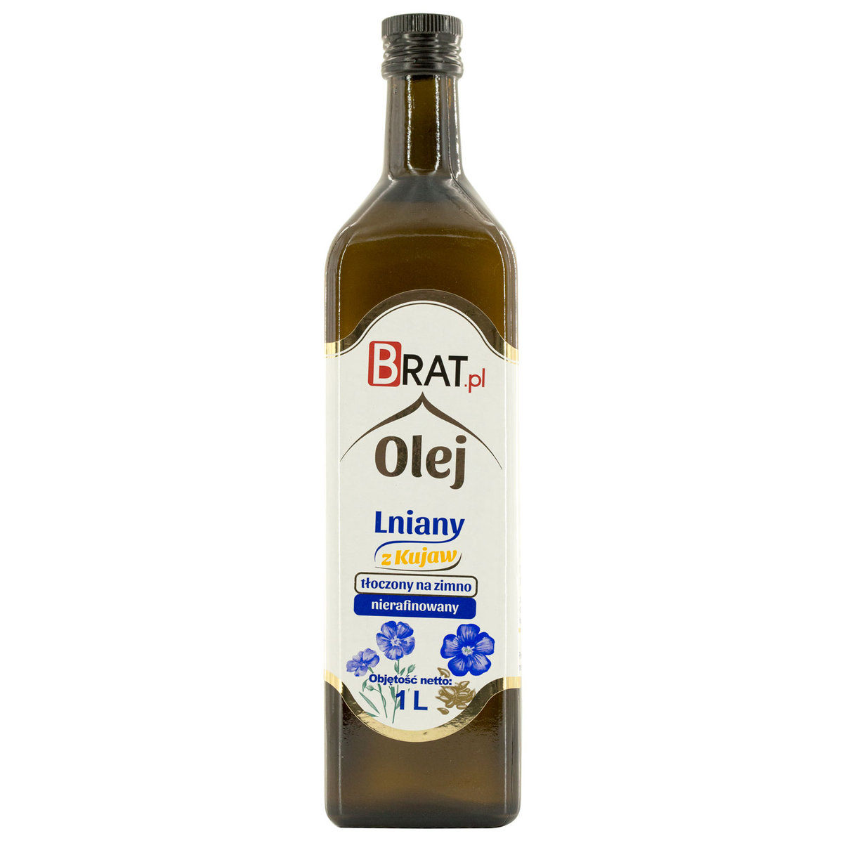Olej lniany 1000 ml - Brat.pl - Brat | Sklep EMPIK.COM