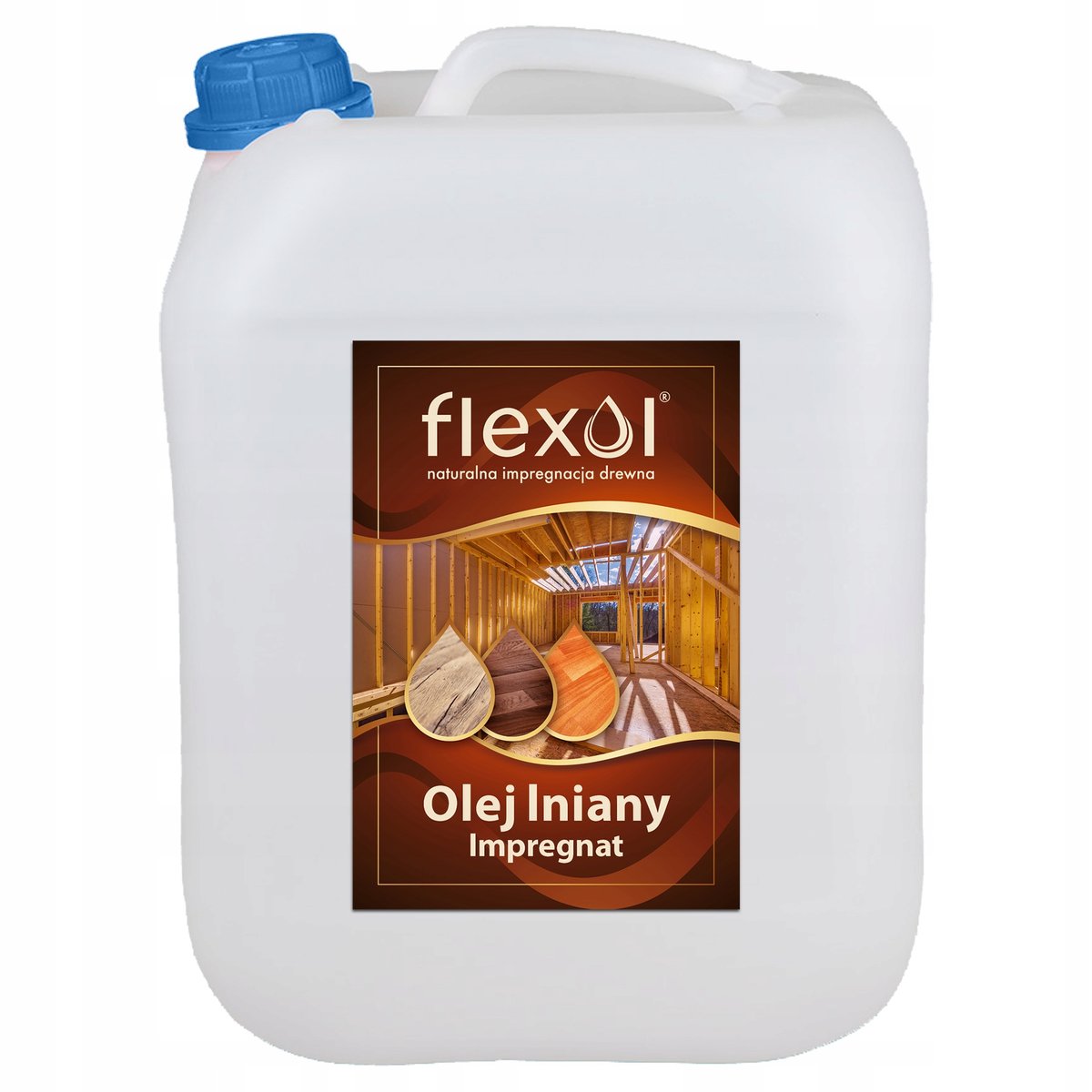 Olej lniany Impregnat 10L Flexol - Flexol | Sklep EMPIK.COM