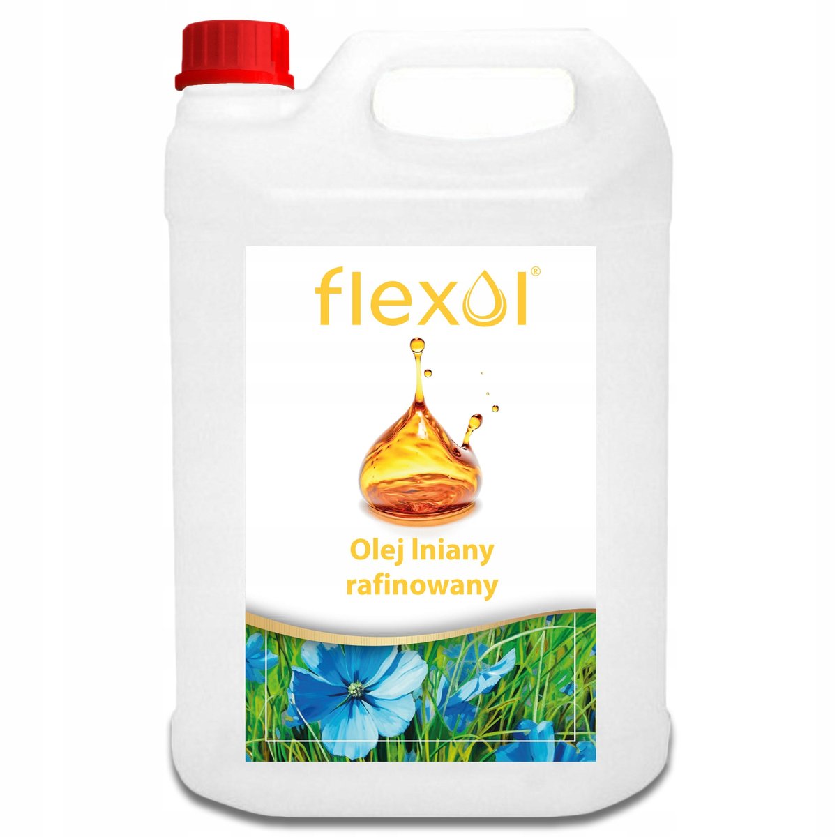 Olej lniany rafinowany 4L techniczny - Flexol | Sklep EMPIK.COM