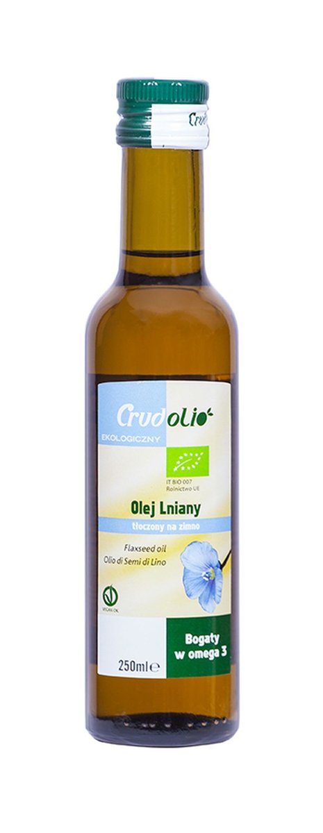 Olej lniany tłoczony na zimno BIO 250 ml - Inny producent | Sklep EMPIK.COM