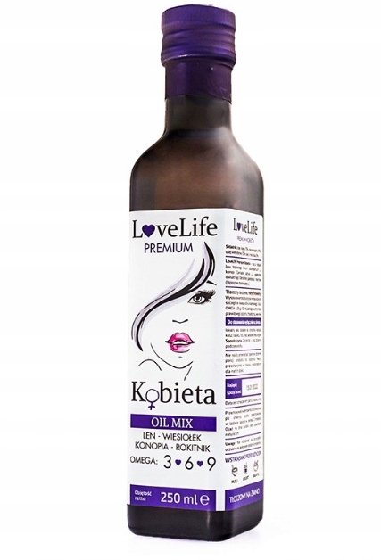 Olej LoveLife Kobieta Premium 250 ml WŁOSY SKÓRA PAZNOKCIE - Lovelife | Sklep EMPIK.COM