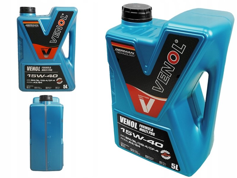 Olej Mineralny Venol Formula Active 15W40 A3/B4 5L - Inna marka ...