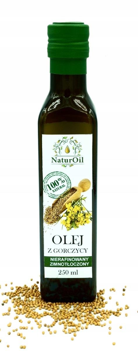 Olej musztardowy z gorczycy 250ml NaturOil - Naturini | Sklep EMPIK.COM