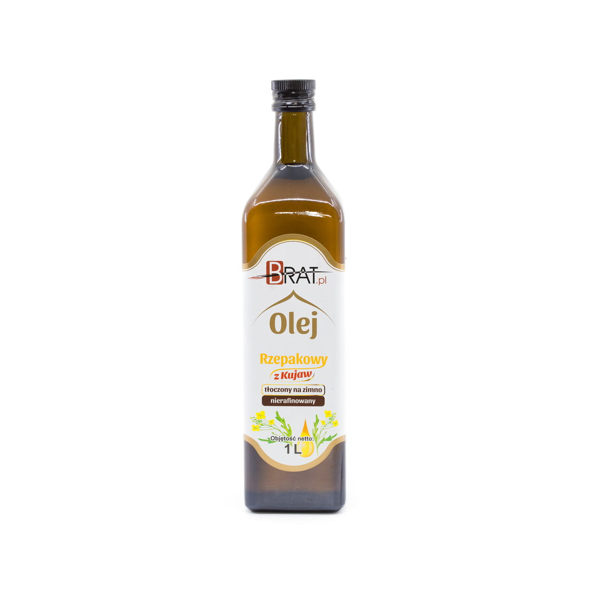 Olej rzepakowy 1000ml - Brat.pl - Brat | Sklep EMPIK.COM