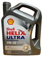 Olej SHELL 5W30 Helix Ultra Professional AV-L 5L - Shell | Motoryzacja ...