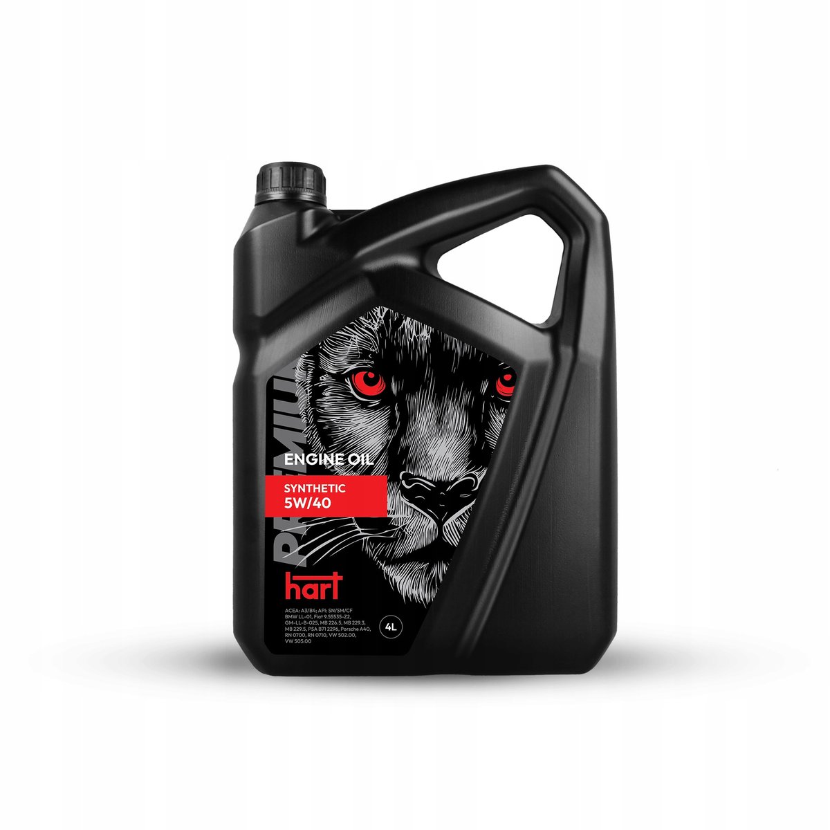 OLEJ SILNIKOWY HART 5W/40 SN/SM/CF 4L SYNTHETIC - Inna marka ...