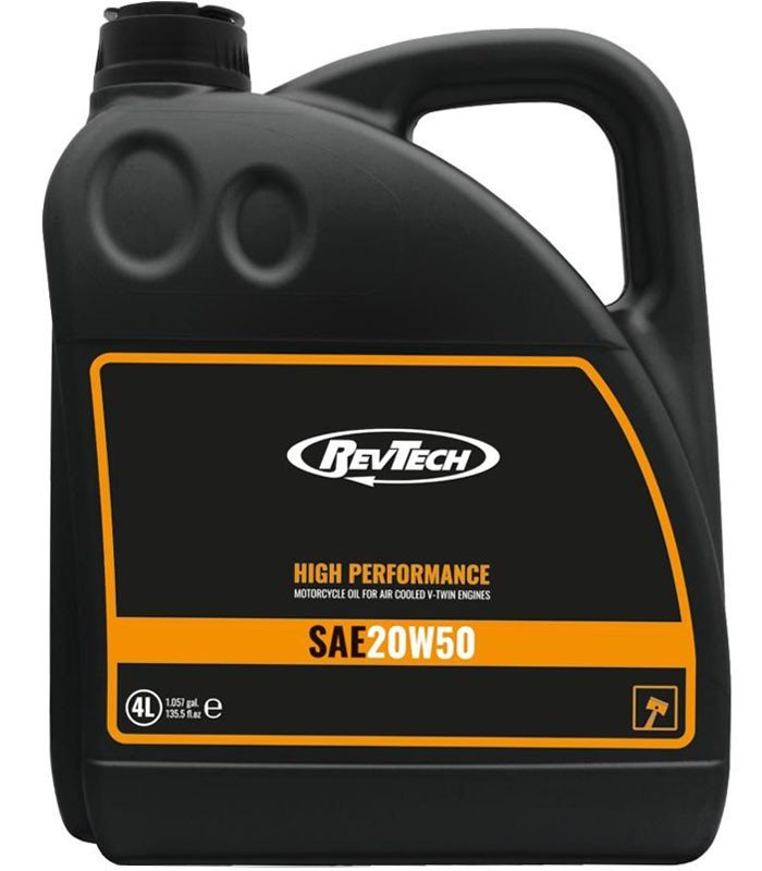 Olej Silnikowy Mineralny 20W50 RevTech do Harley Davidson 3.78L – Wysoka Jakość - RevTech ...