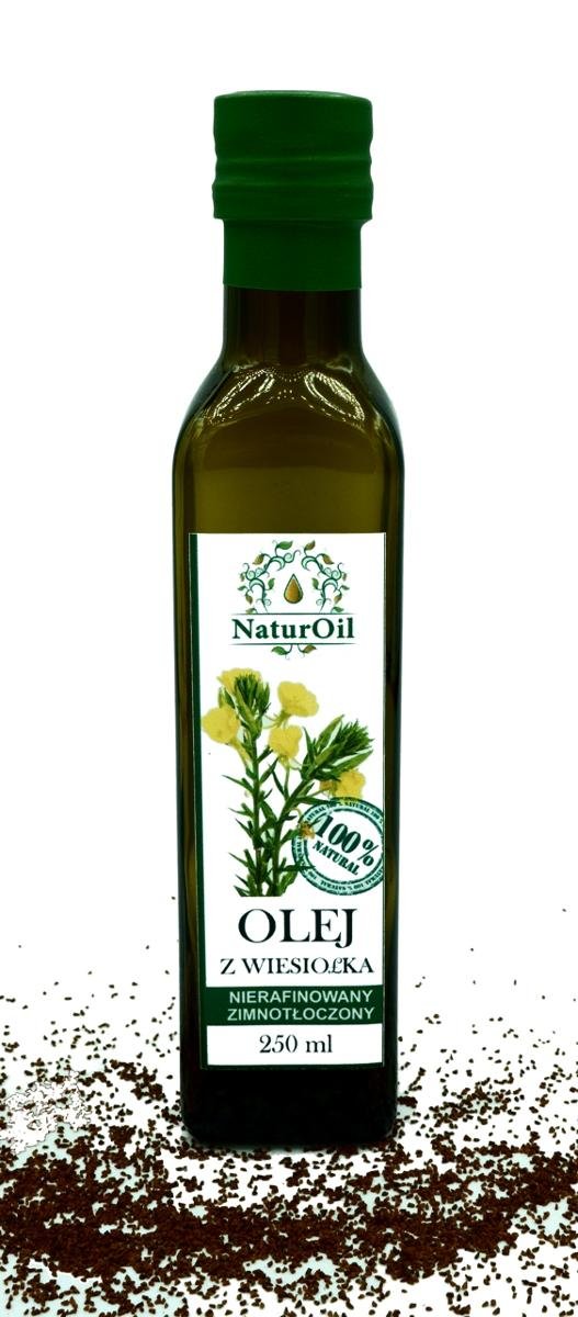 Olej z wiesiołka, nierafinowany 250ml NaturOil - Naturini | Sklep EMPIK.COM