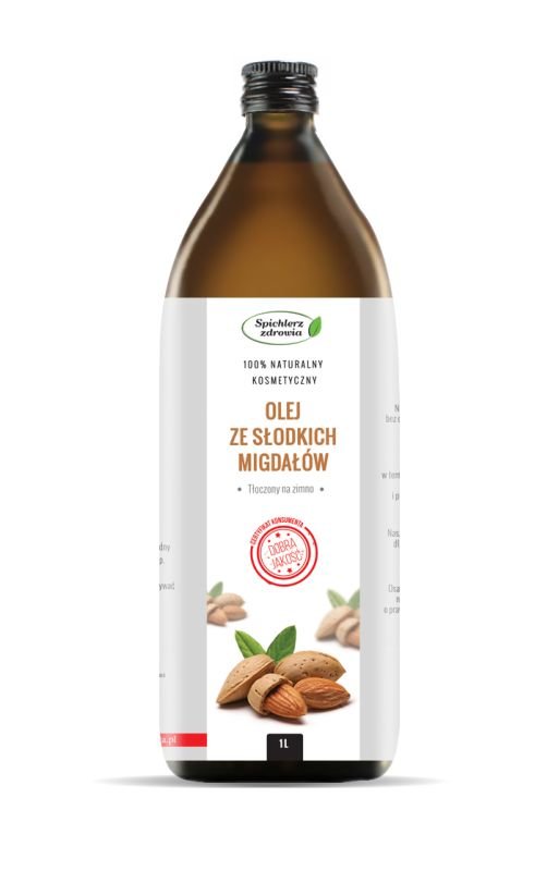 OLEJ ZE SŁODKICH MIGDAŁÓW 100ml - Spichlerz Zdrowia | Sklep EMPIK.COM