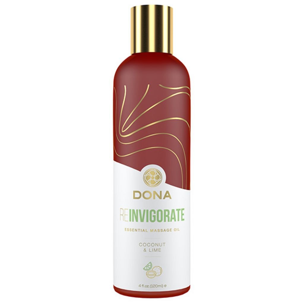 Olejek Do Masażu - Dona Essential Massage Oil Reinvigorate Coconut Lime ...