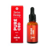 OLEJEK KONOPNY CBD PURE SWISS HEMP 30ml 40% 12000mg | Sklep EMPIK.COM