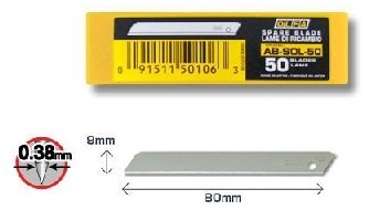 Olfa Ostrze zapasowe AB-SOL-50 9mm 50szt - OLFA | Sklep EMPIK.COM