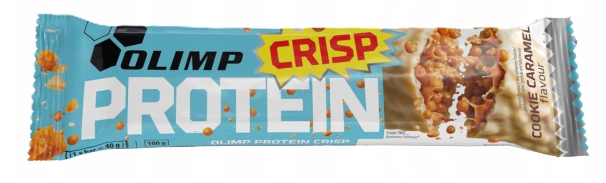 Olimp Baton Protein Crisp Cookie Carmel - 40g - Olimp | Sport Sklep ...