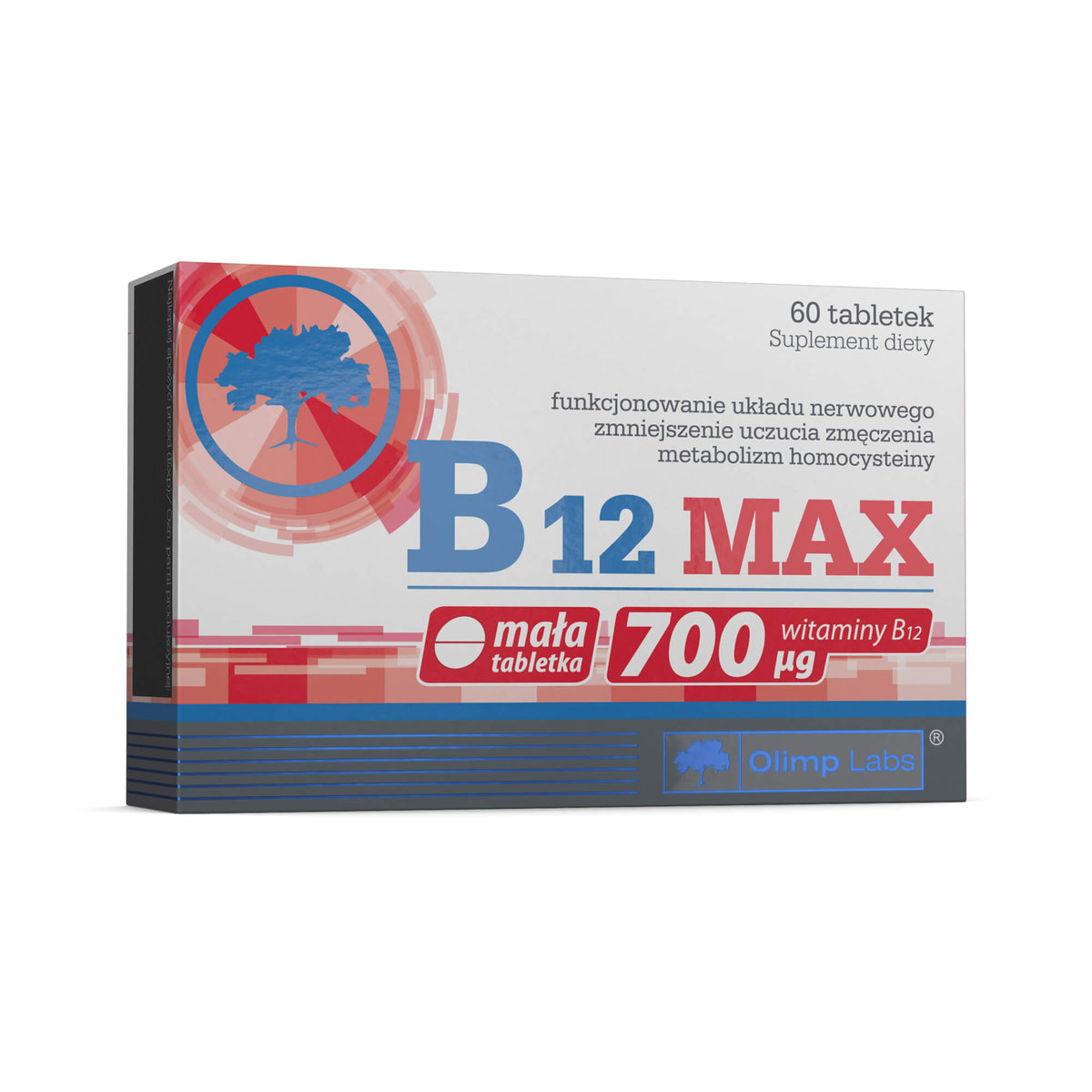 Olimp Laboratories B12 Max 700Ug 60 Tabletek | Sklep EMPIK.COM