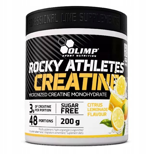 OLIMP ROCKY ATHLETES CREATINE 200G lemoniada - Olimp | Sport Sklep ...