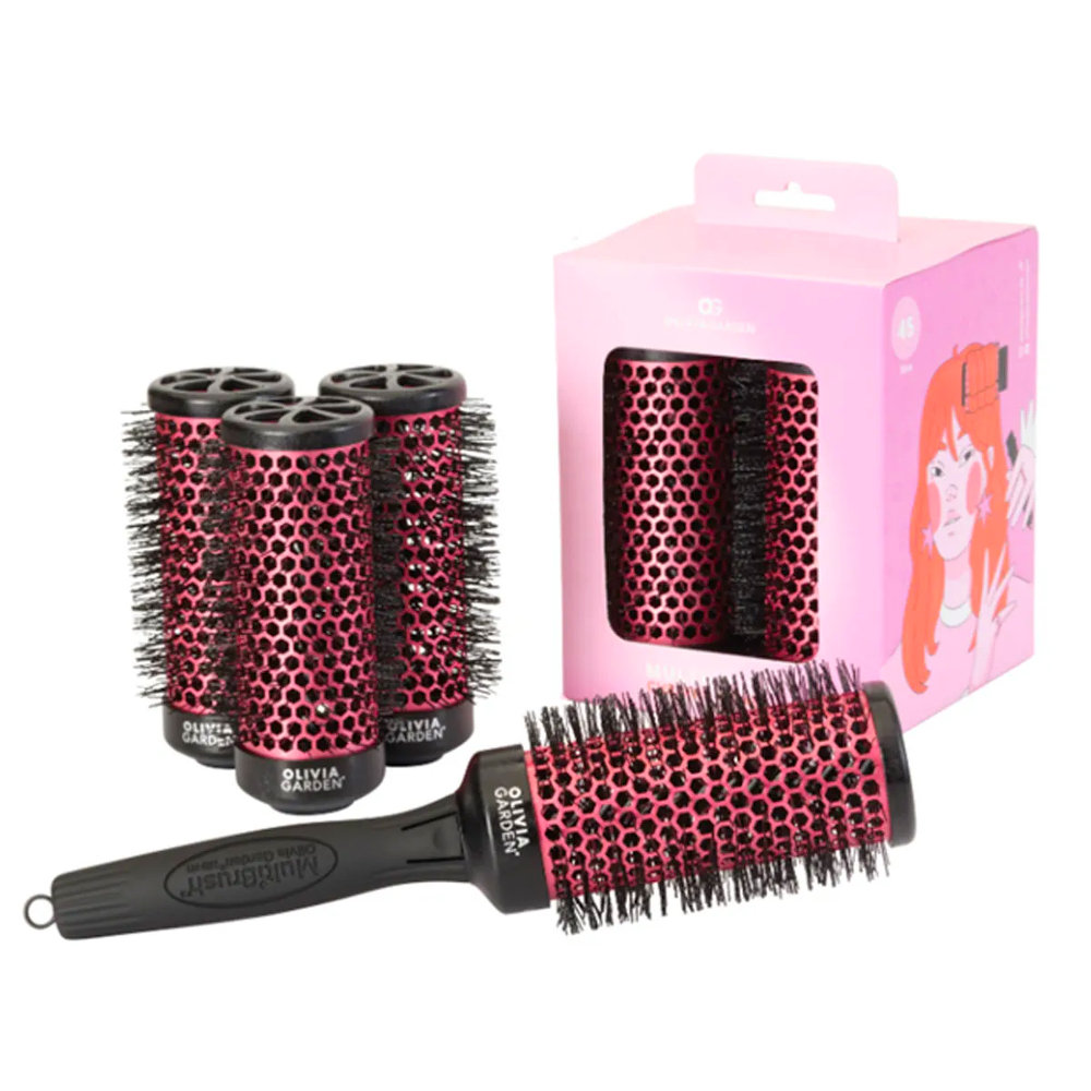 Olivia Garden MultiBrush Curlers Kit 45mm Zestaw do loków i modelowania ...