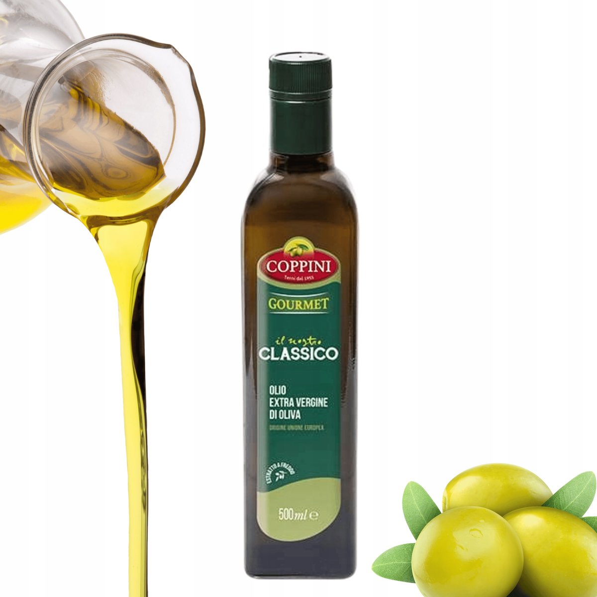 Oliwa Extra Vergine delikatna i uniwersalna włoska Coppini Classico ...