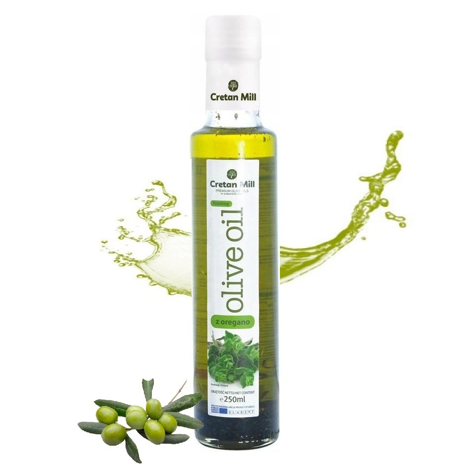 Oliwa Extra Virgin z greckiej wyspy Kreta Cretan Mill oregano 250ml ...