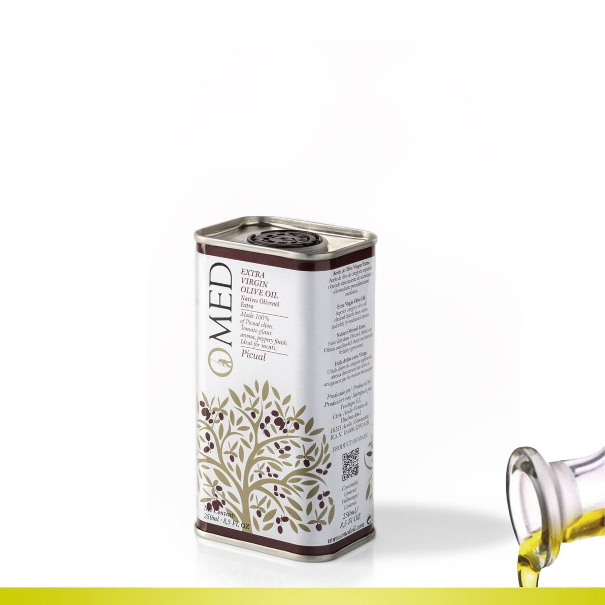 Oliwa Picual EVOO O-MED Puszka 250 ml - Inna marka | Sklep EMPIK.COM