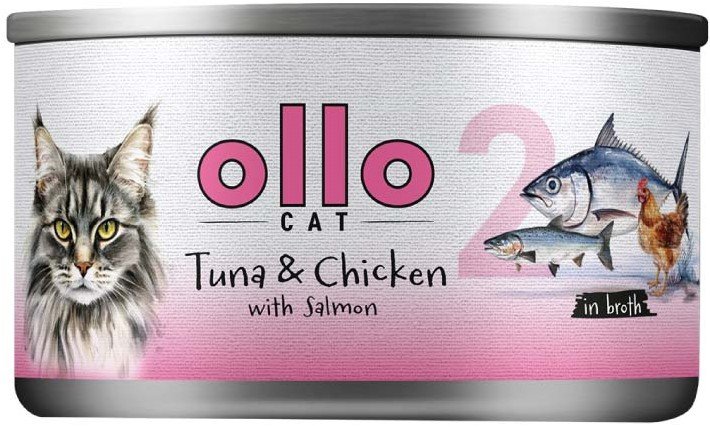 Ollo Cat 2 Tuna Chicken Salmon 70g - OLLO | Sklep EMPIK.COM