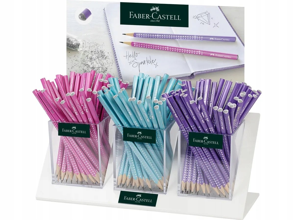 Ołówek Faber-Castell Twardość B Display 144 Sztuki - Faber-Castell ...