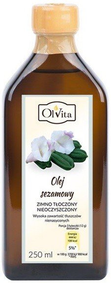 Olvita, Olej sezamowy, 250 ml - Olvita | Sklep EMPIK.COM