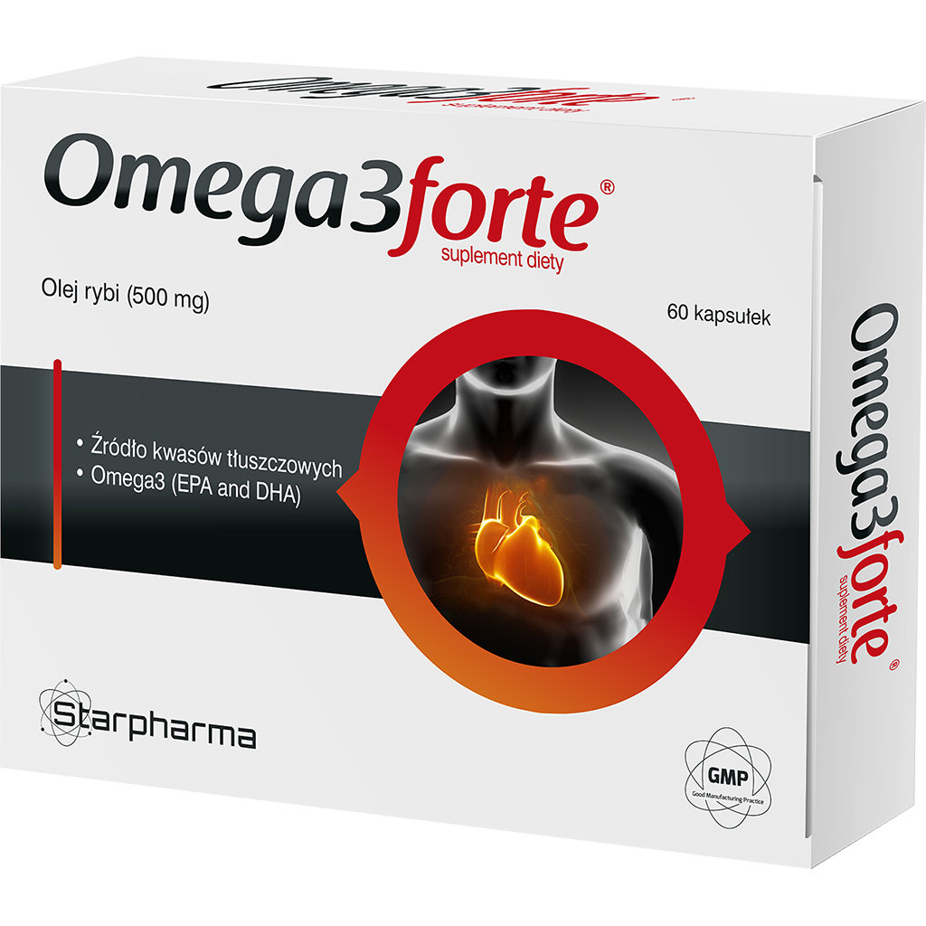 Omega 3 forte, suplement diety, 60 kapsułek | Sklep EMPIK.COM