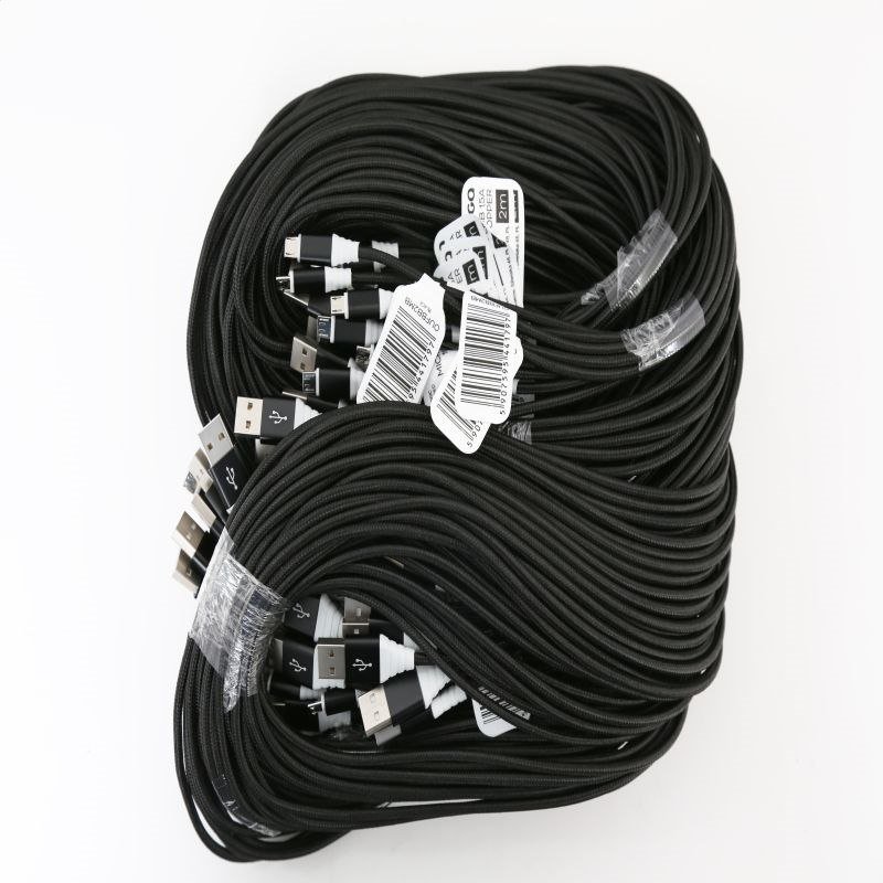 Omega Tokara Fabric Cable Kabel Braided Micro Usb 1,5A 118 Copper Polybag Oem 2M Black [44179 ...