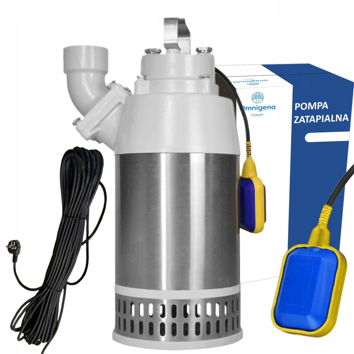 OMNIGENA POMPA ZATAPIALNA SZAMBA WQ DFU 25-12-1,5 PREMIUM 230V 1500W ...