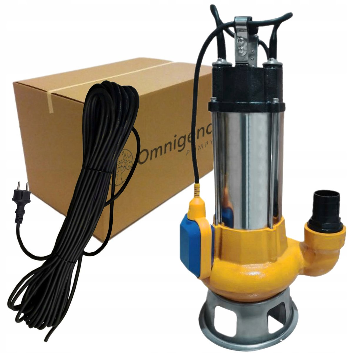 Omnigena Pompa Zatapialna Wq 1100F 230V 1100W Do Wody Brudnej +Pływak ...