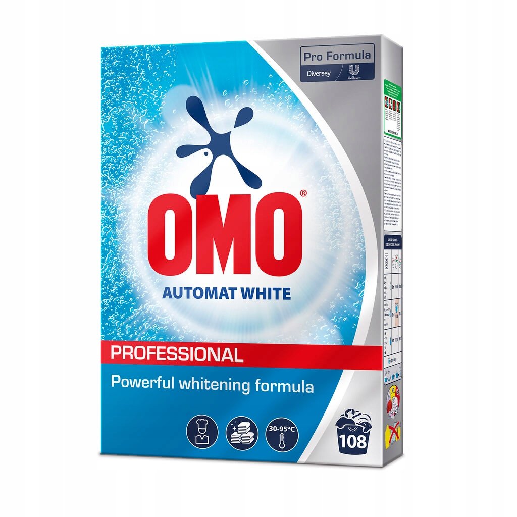 Omo Professional WHITE - Luksusowy Proszek Do Prania BIAŁEGO - 108 PRAŃ ...
