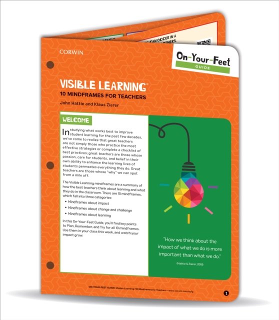 On-Your-Feet Guide: Visible Learning: 10 Mindframes for Teachers ...