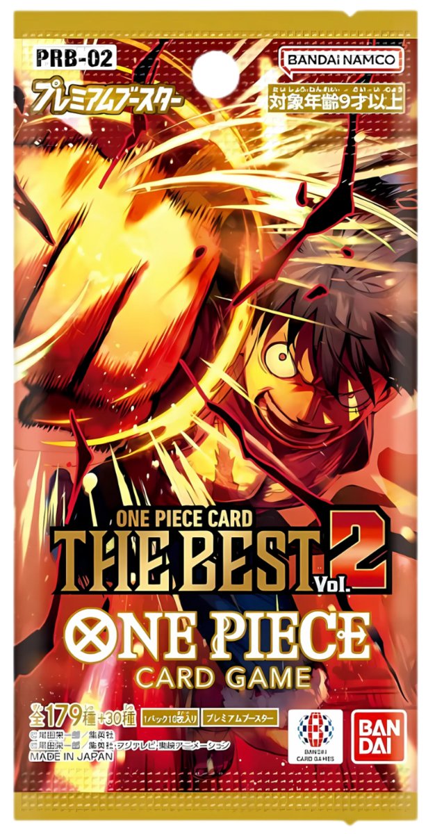 One Piece Card Game JAPAN: The Best VOL2 PRB-02 Booster japoński - One ...