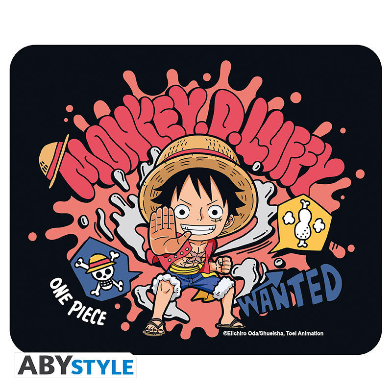 ONE PIECE - Elastyczna podkładka pod myszkę- Luffy Chibi 23,5 x 19,5 cm ...