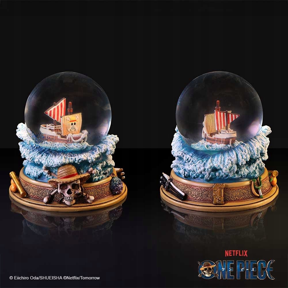 One Piece Going Merry Snow licencjonowana śnieżna kula ręcznie malowana ...