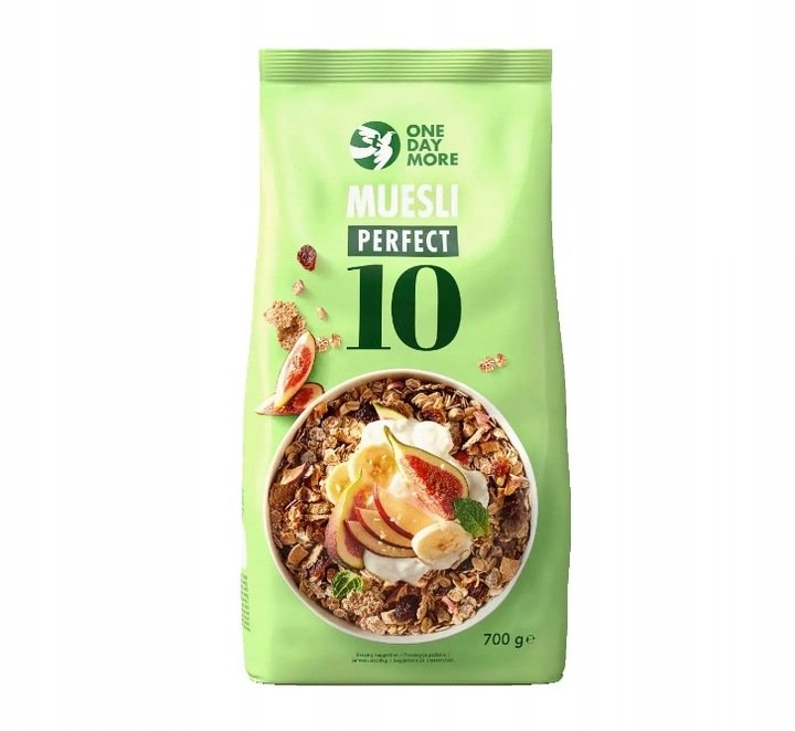 OneDayMore Musli Perfect 10 Zielone Owocowe 700g - ONEDAYMORE | Sklep EMPIK.COM