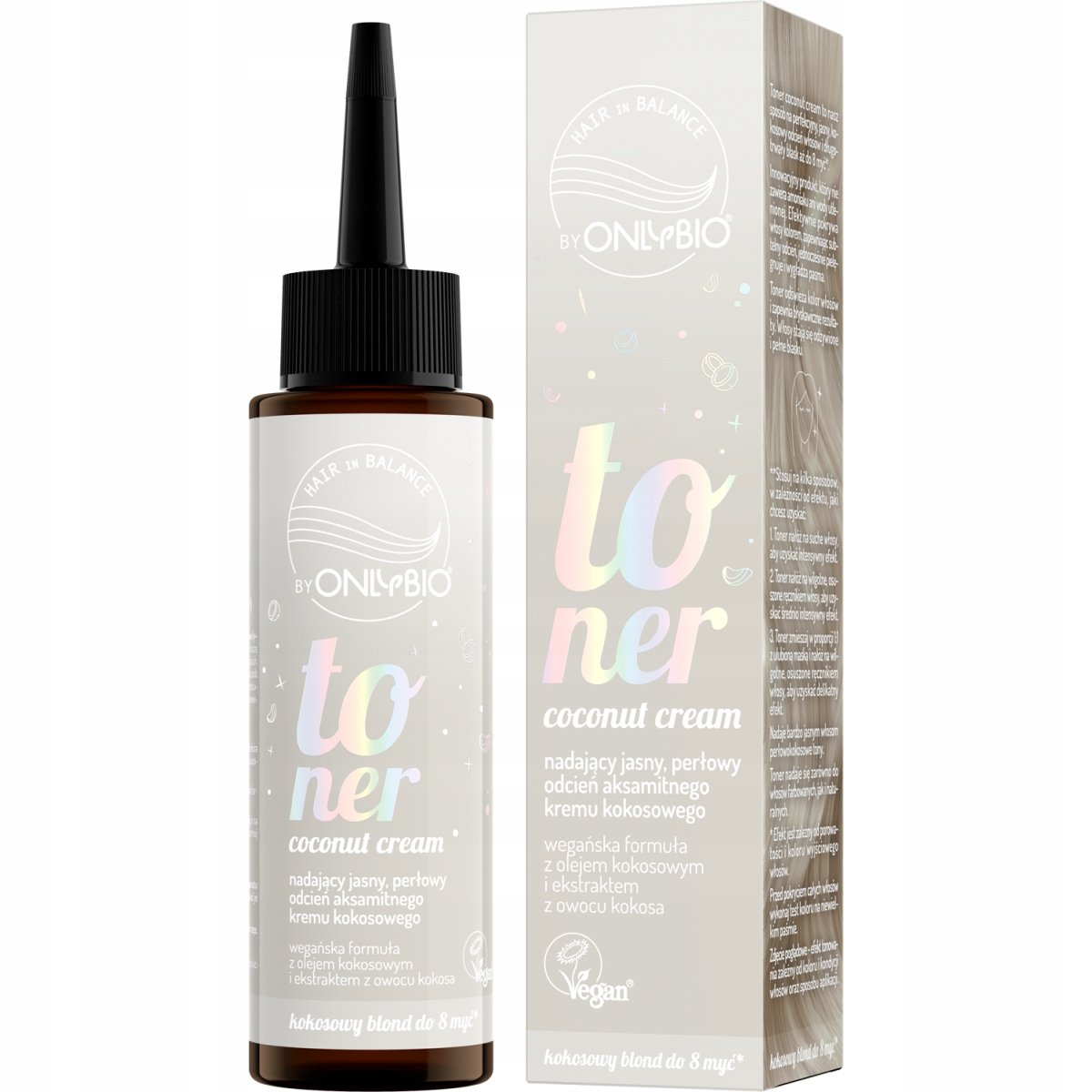 OnlyBio Hair In Balance toner do włosów Coconut Cream 100 ml | Sklep ...