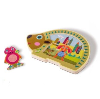 Oops , puzzle drewniane, Miasto 3D - Oops | Sklep EMPIK.COM