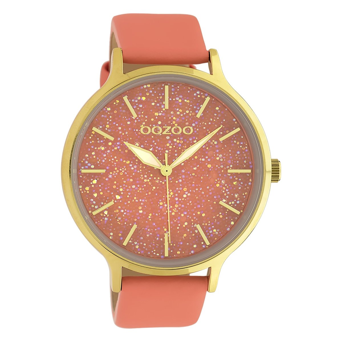 Oozoo damski zegarek na rękę Timepieces Analog skóra brzoskwiniowy ...