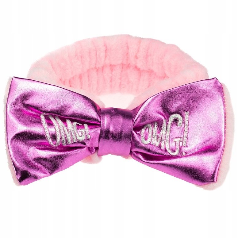 OPASKA DO WŁOSÓW OMG! KOKARDA KOSMETYCZNA RÓŻOWA | Sklep EMPIK.COM