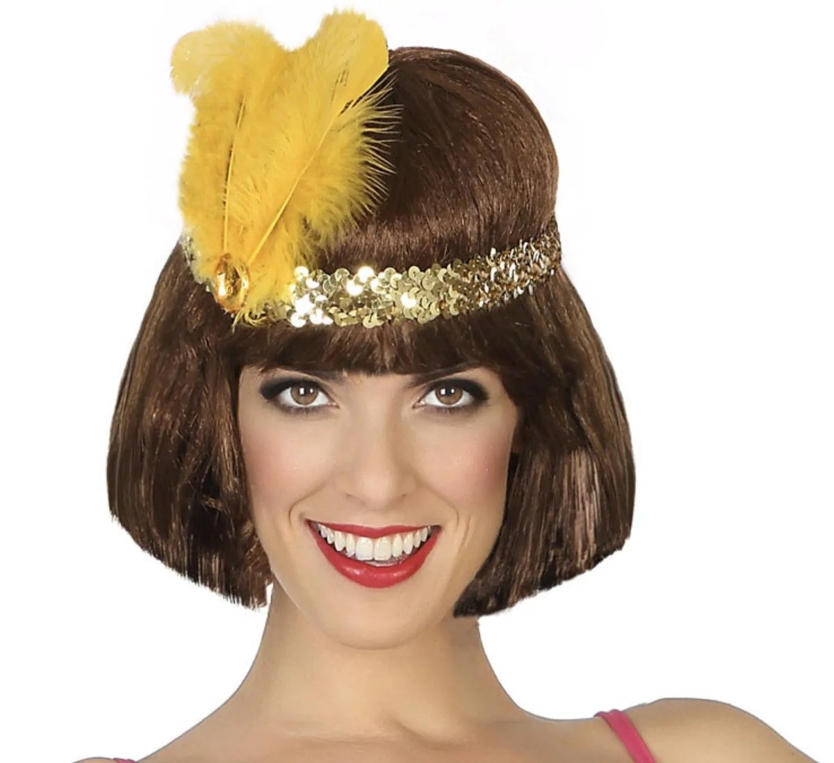 OPASKA LATA 20ste RETRO CHARLESTON ZŁOTA ŻÓŁTA KABARET - Inna marka ...