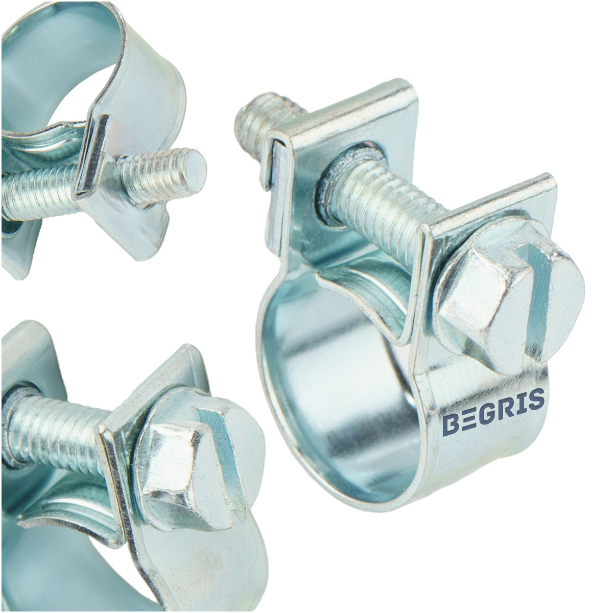 OPASKI ZACISKOWE ŚLIMAKOWE STALOWE CYBANTY SKRĘCANE OBEJMY 13-15 MM ...