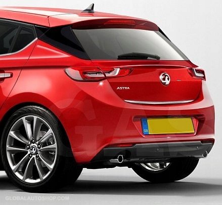 Opel ASTRA L VI HB - Listwa CHROM na Klapę Tuning - Martig ...