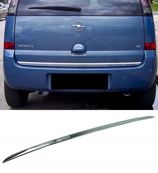 OPEL MERIVA A LISTWA CHROM Chromowana Klapa Tuning - Martig ...