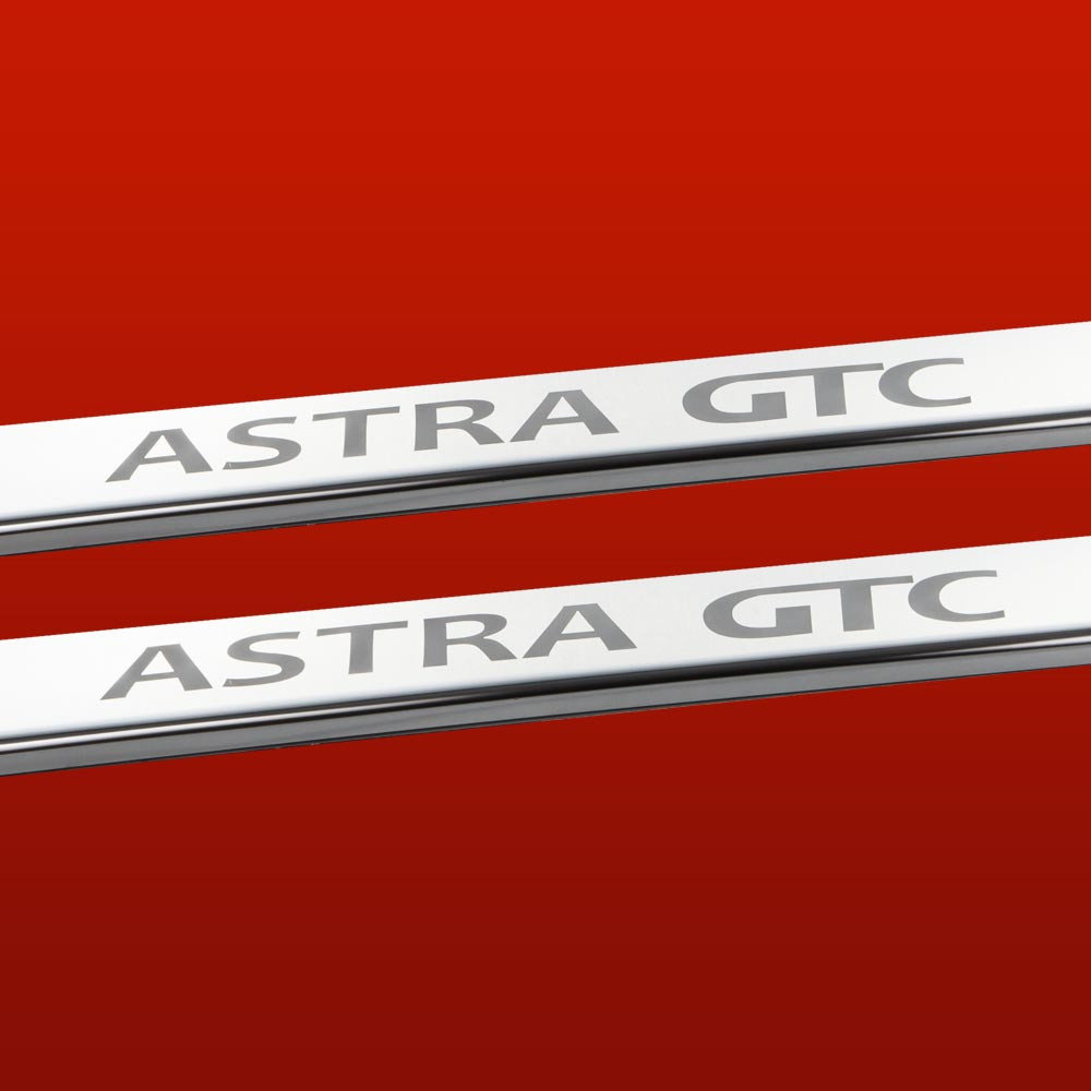 OPEL/VAUXHALL ASTRA MK5/H/III Nakładki progowe ASTRA GTC 3-drzwiowa ...