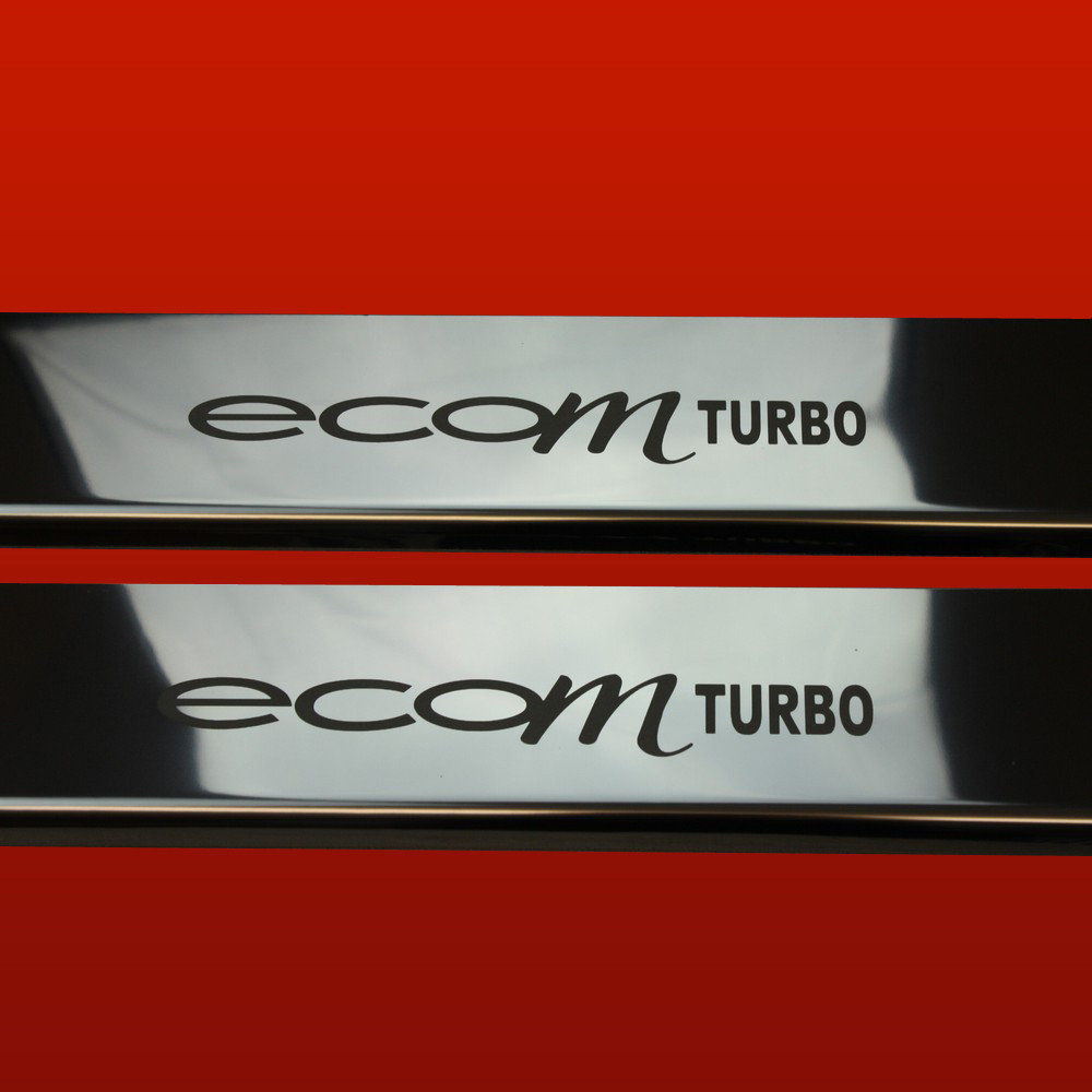 OPEL/VAUXHALL ASTRA MK6/J/IV Listwy progowe ECO TURBO 3 drzwi połysk ...