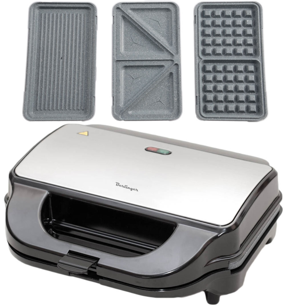 Opiekacz Berlinger MAX-1150-W czarny 1150 W - Germin | AGD Sklep EMPIK.COM